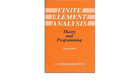 Finite Element Analysis C S Krishnamoorthy Pdf Theperfectlasopa