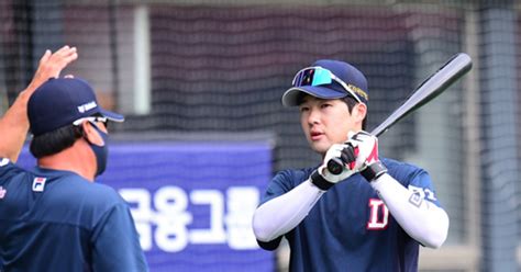 Md포토 조수행 타격 폼 바로 잡는다