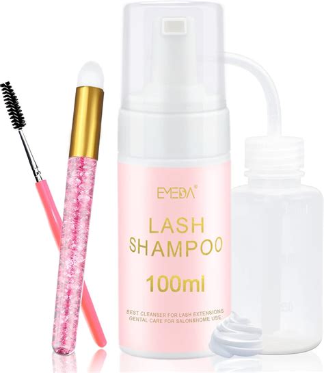 Emeda Lash Shampoo For Lash Extensions 100ml Eyelash Extension Cleanser