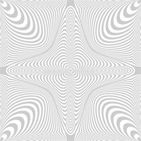 Seamless Geometric Op Art Pattern Lines Texture Stock Vector Illustration Of Seamless