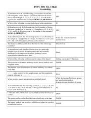 PSYC 300 Ch 3 Quiz Docx PSYC 300 Ch 3 Quiz Variability To Measure Errors In Blind
