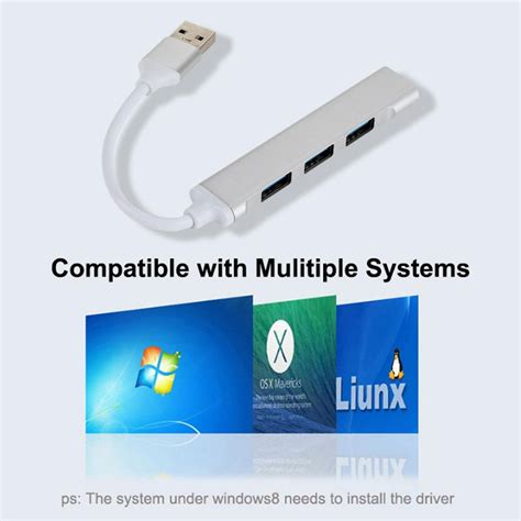 Usb Hub Splitter Usb 30 Usb 20 4 En 1 Hub Dock Station Adapter
