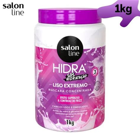 Máscara SOS Hidratação Liso Extremo Efeito Super Liso Anti Frizz