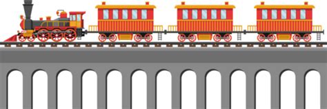 Rail Line Background Clipart