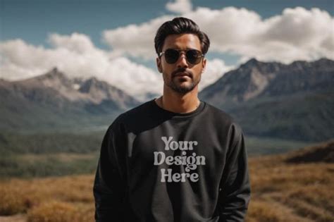 Gildan Sweatshirt Mockup T Shirt Mockup Graphic By MerciMockups Creative Fabrica