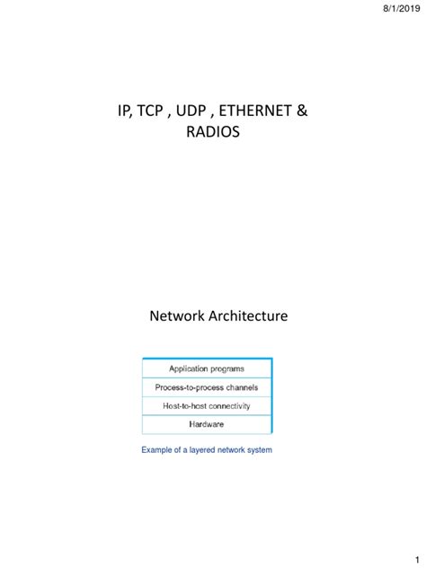 ip tcp udp ethernet and radios network architecture pdf
