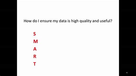 Data Quality Tutorial Youtube
