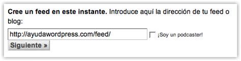 Redirige Tu RSS A Feedburner Ayuda WordPress
