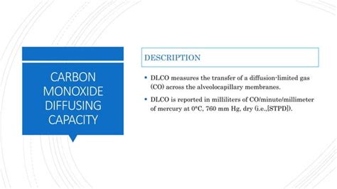 Diffusing Capacity Tests Pptx