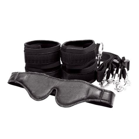 Sexshop Sportsheets Fantasy Restraint Kit Zestaw Do Bondage Skóra