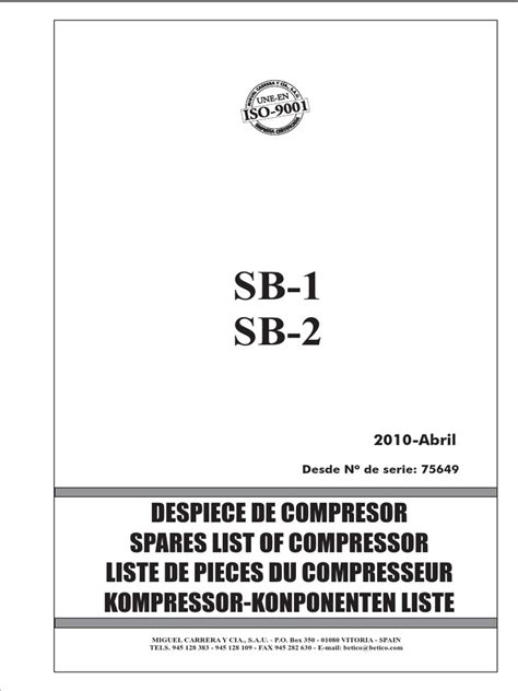Sb-1 и Sb-2 Despiece | PDF