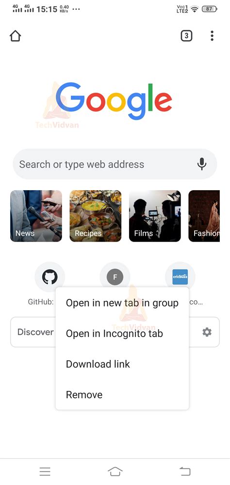 Android Menu Types Implementation And Examples Techvidvan