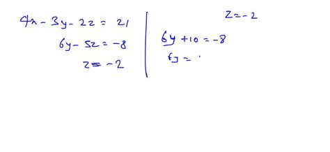 ⏩solveduse Back Substitution To Solve The System Of Linear Numerade