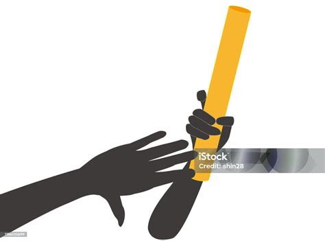 Relai Baton Ilustrasi Stok Unduh Gambar Sekarang Tongkat Lari
