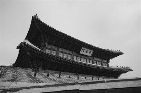 집 밖의 K 공부하다 강한 선 건물 건축 경복궁 고대 건축 관광 관광 명소 궁전 기록한 것 대한민국 도시
