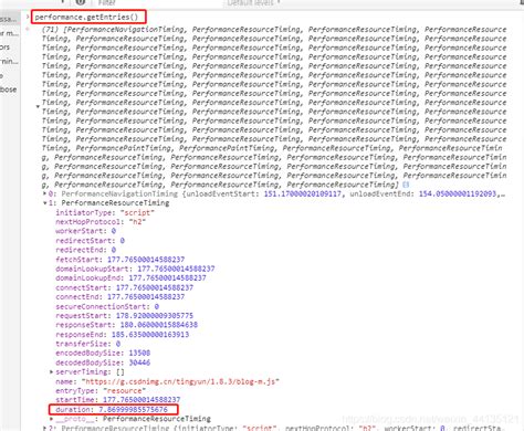 详解网页性能参数 performance api performance getentries csdn博客