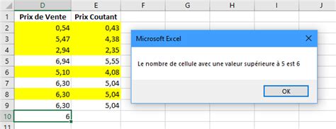 Vba Fonctions Nbsi Et Nbsiens Automate Excel
