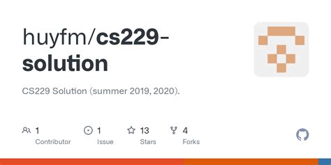 GitHub Huyfm Cs Solution CS Solution Summer