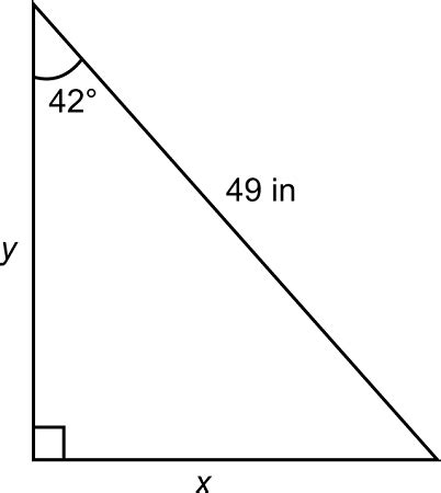 Find The Two Missing Lengths For The Triangle Below To The Nearest