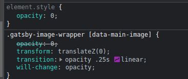 Gatsby Plugin Image And Opacity 0 Issue 37673 Gatsbyjs Gatsby GitHub
