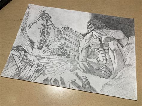 イラストルテ🎨絵師以外は排除💢 On Twitter Rt Ual3kqnbmoh4hnt 戦鎚に1番時間かけたなぁ 進撃の巨人