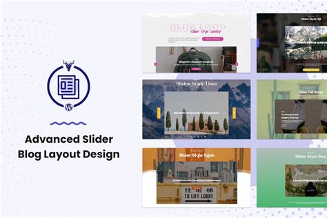 Advanced Slider Blog Layout Design 100