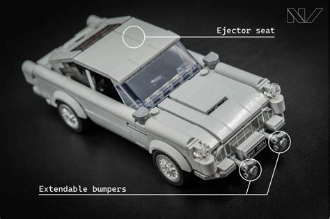 Lego Moc Aston Martin Db5 007 By Nv Carmocs Rebrickable Build With Lego