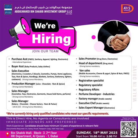 Awsdistribution Hiringnow Walkininterview Dubaijobs Salesjobs Productionmanager