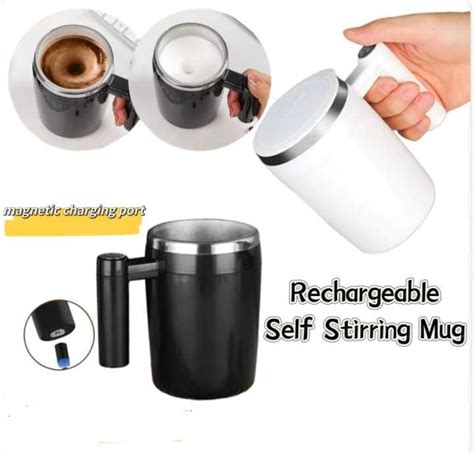 ⭐rechargeable Automatic Stirring Coffee Milk Tea Cup Mug Mixer Thermal