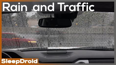 Rain On Car ~ 10 Hours Of Rain And Traffic Sounds For Sleeping By The
