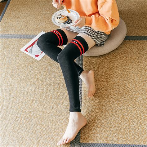 过膝袜子女大腿夏空调款护膝盖学院风日系长筒袜护腿袜套高筒棉袜虎窝淘