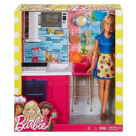Buy Barbie Kitchen Doll Online At Best Price In India Funcorp India
