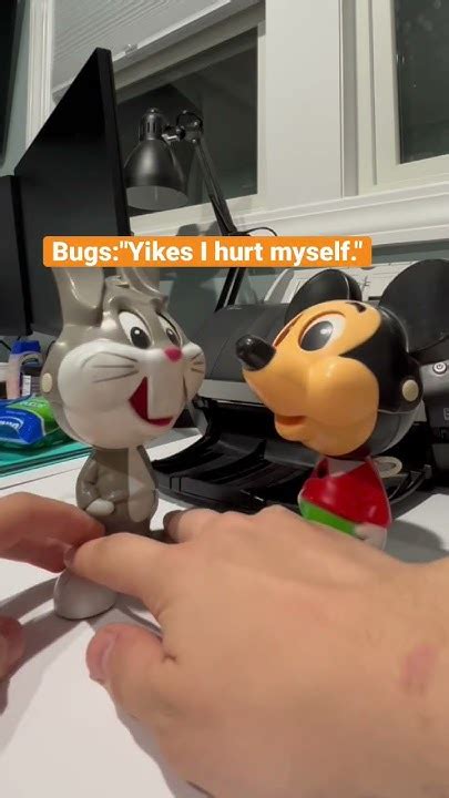 Mickey Mouse And Bugs Bunny Crossover😱🥺whoframedrogerrabbit Toys