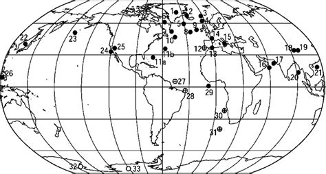 Locations Of Key Sites Displaying The Arctic Gisp2 Grip Ice Core D O