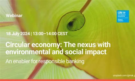 Circular Economy An Enabler For Responsible Banking Geneva Environment Network