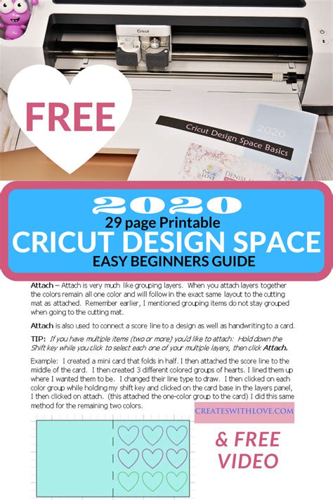 EASY Cricut Design Space Beginners Guide A Free Video To Help You Easily Learn Cricut Design