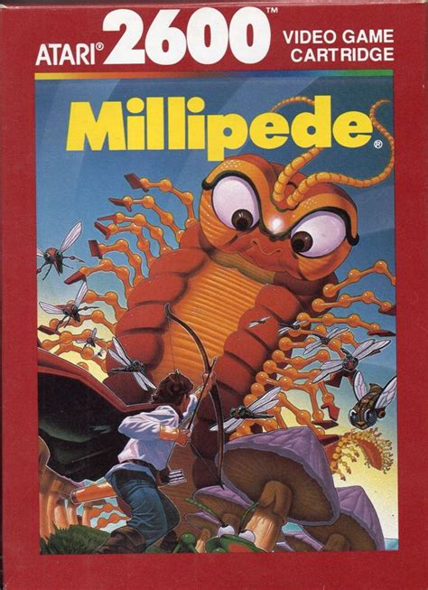 Millipede 1982 Box Cover Art MobyGames