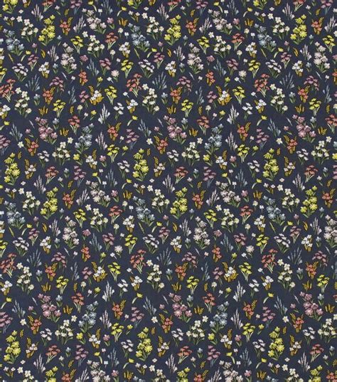 Flowers On Black Keepsake Fabric Quilt Cotton Fabric By Keepsake Calico