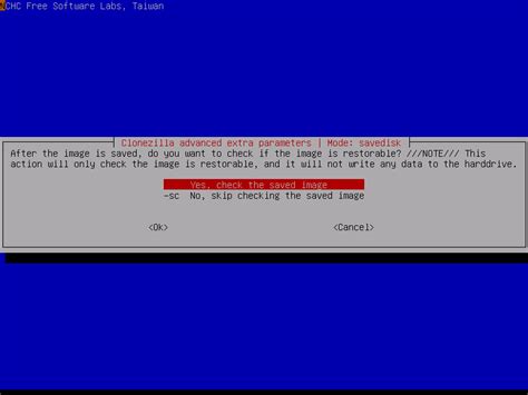 Saving A Disk Image Using Clonezilla Student Services