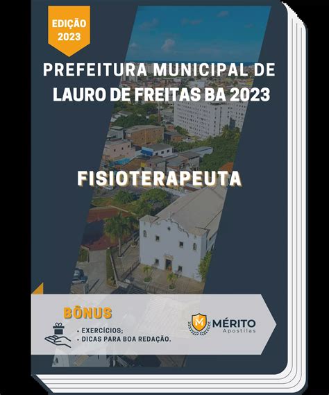 Apostila Fisioterapeuta Prefeitura de Lauro de Freitas BA 2023 Mérito