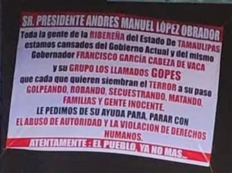 Narcomantas A Amlo Y La Presunta Captura De Un Líder Criminal La