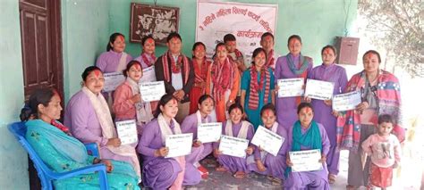 जोरायलको गरुडमा तीन महिने सिलाई कटाई तालिम सम्पन्न