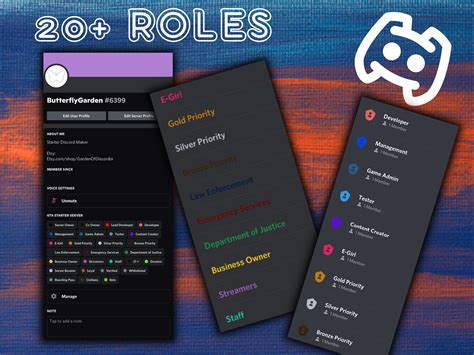 GTA Discord Server Template Fivem Discord Server Custom Discord Twitch Panels Twitch