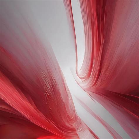 Premium Photo Abstract Composition Of Red Waveforms Against A White Digital Background