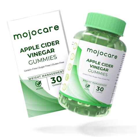 Mojocare Apple Cider Vinegar Gummies 30pc Green Apple Flavor