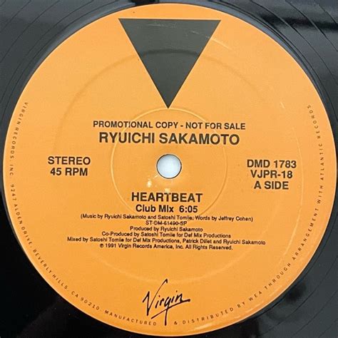 Ryuichi Sakamoto 坂本 龍一｜heartbeat 12｜レコード通販｜vivrantdiscstore
