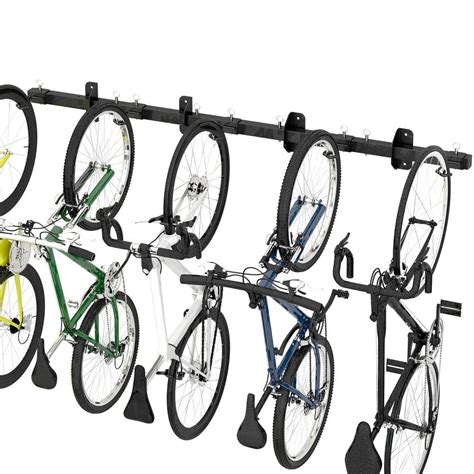 Sttoraboks 68 In Wall Mount Bike Rack Bicycle Storage Hanger With 5