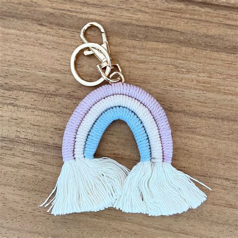 Boho Rainbow Keychain