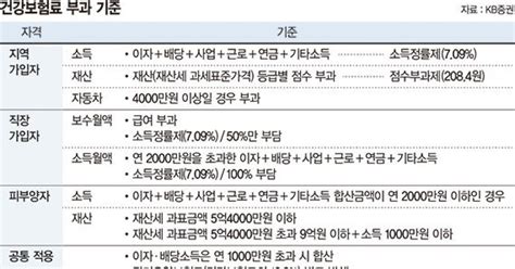 이자·배당 소득 2000만원 넘는 40대 주부종소세는 면제인데 건보료는 세무 재테크 Qanda