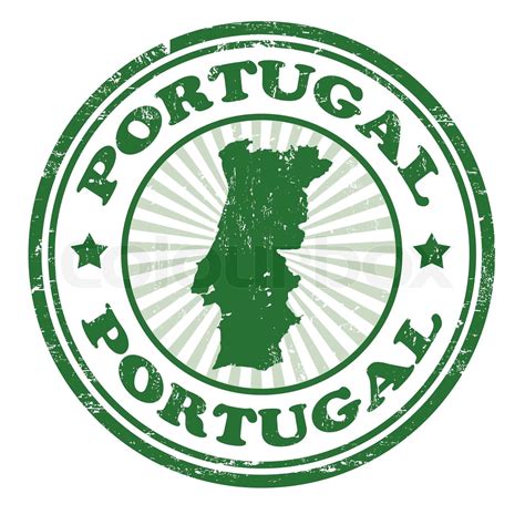 Portugal Stamp Stock Vector Colourbox